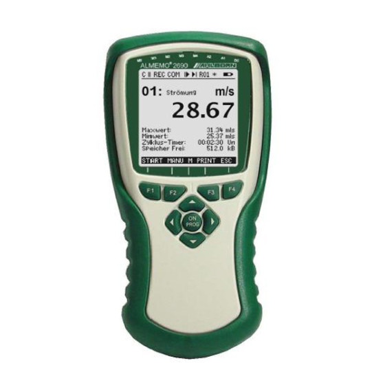 Almemo 2590 data logger - X maggiori vai su ORIONESRL